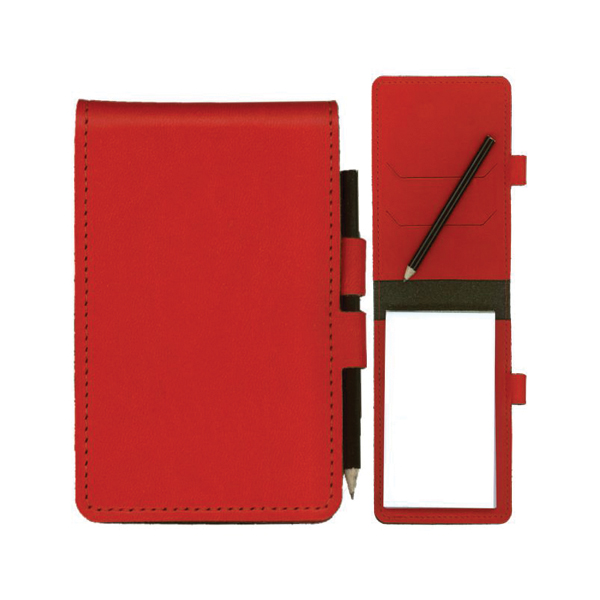 Promotional Recycled Leather Pocket Jotter Pad & Pencil | PA Promotions