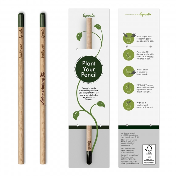 Promotional Sprout Seed Pencil